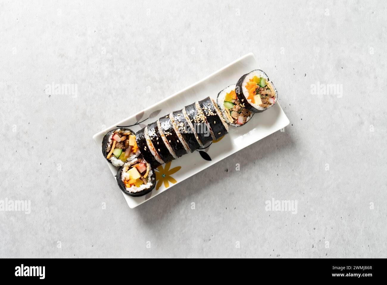 Gimbap, vegetable gimbap, sausage, tuna gimbap, nurungji Korean food ...