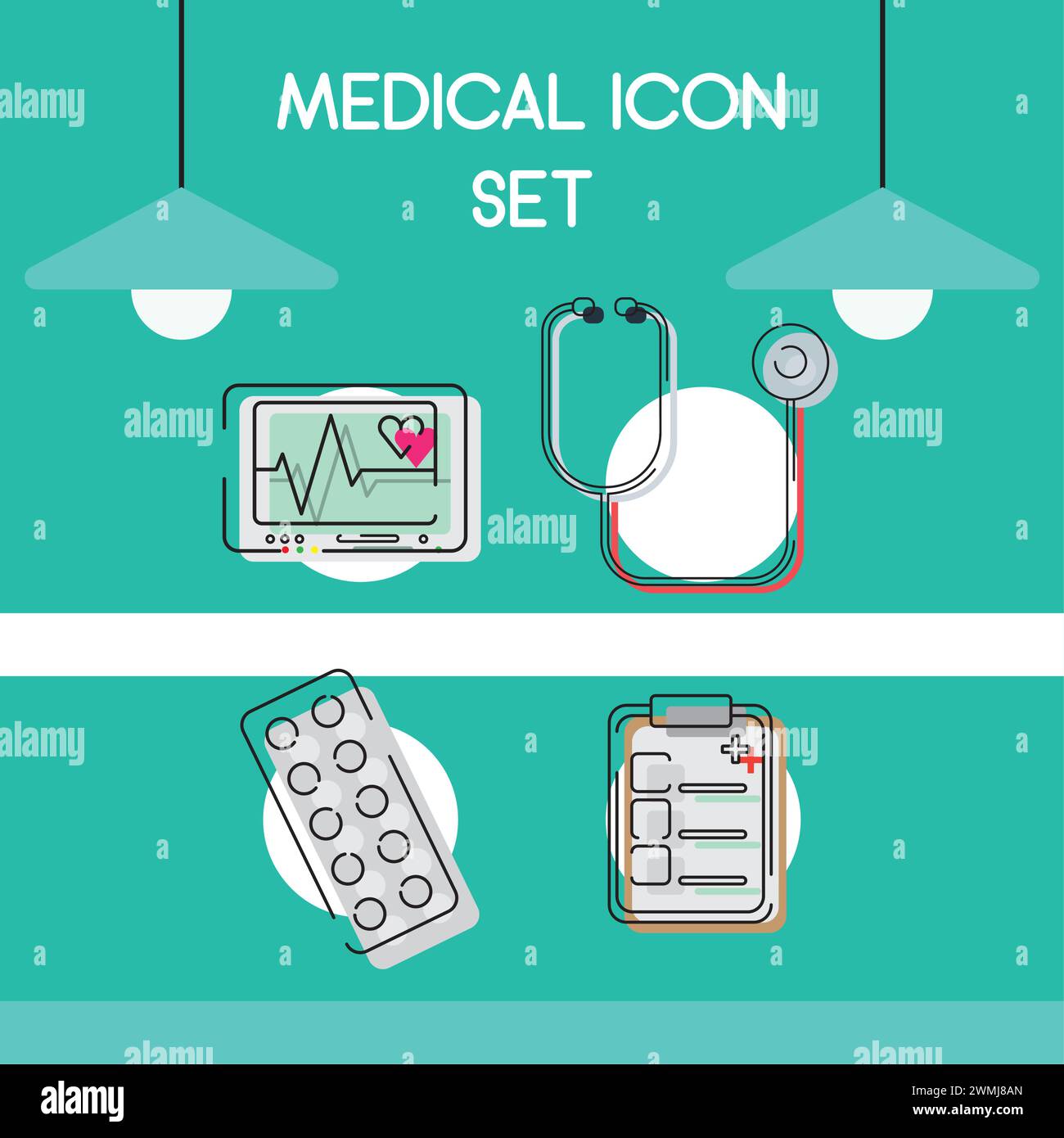 Set of medical icons Vector Stock Vector Image & Art - Alamy
