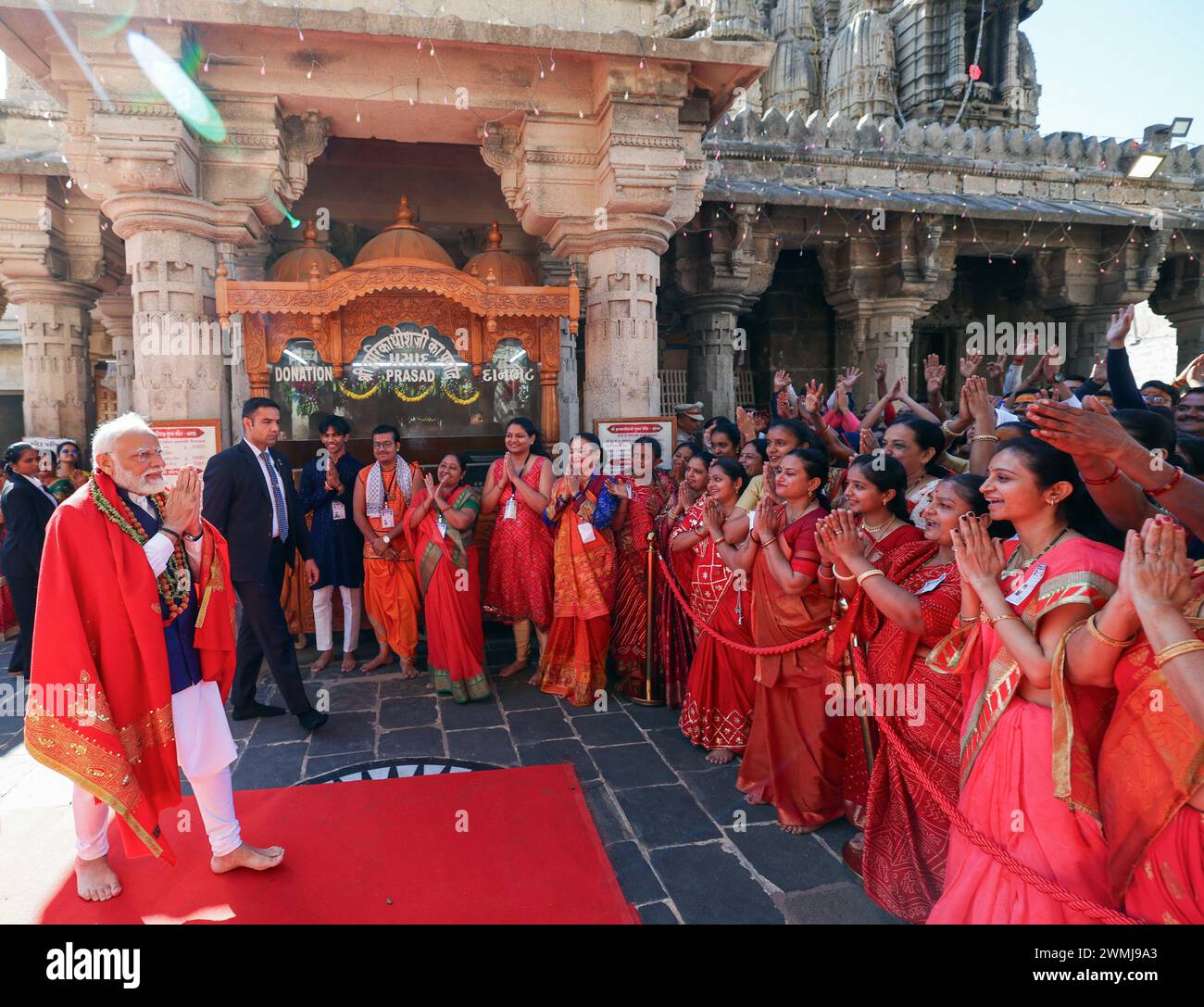 Dwarka, India. 25th Feb, 2024. Dwarka, Feb 25 (ANI): Prime Minister ...