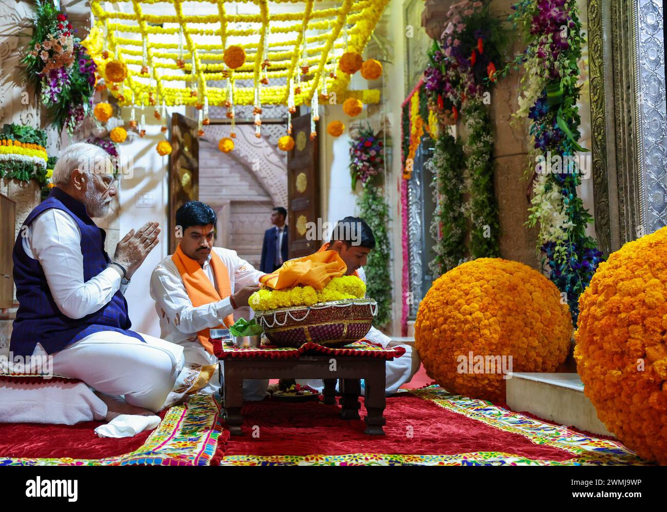 Dwarka, India. 25th Feb, 2024. Dwarka, Feb 25 (ANI): Prime Minister ...