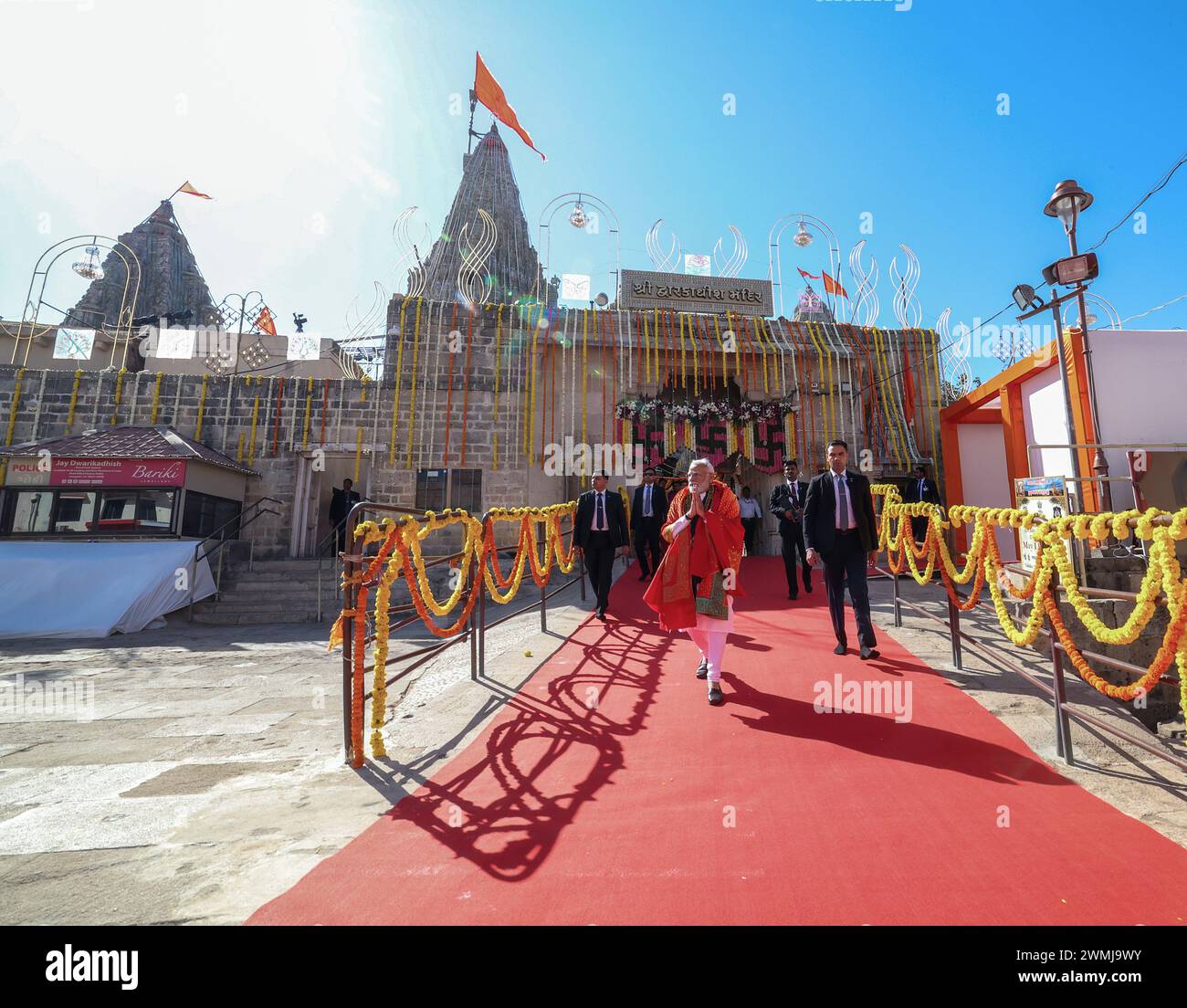 Dwarka, India. 25th Feb, 2024. Dwarka, Feb 25 (ANI): Prime Minister ...