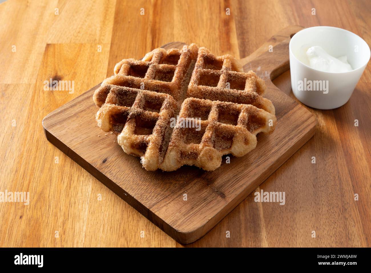 Jeju, tangerine tea, almond croffle, croissant, waffle, plain Stock ...