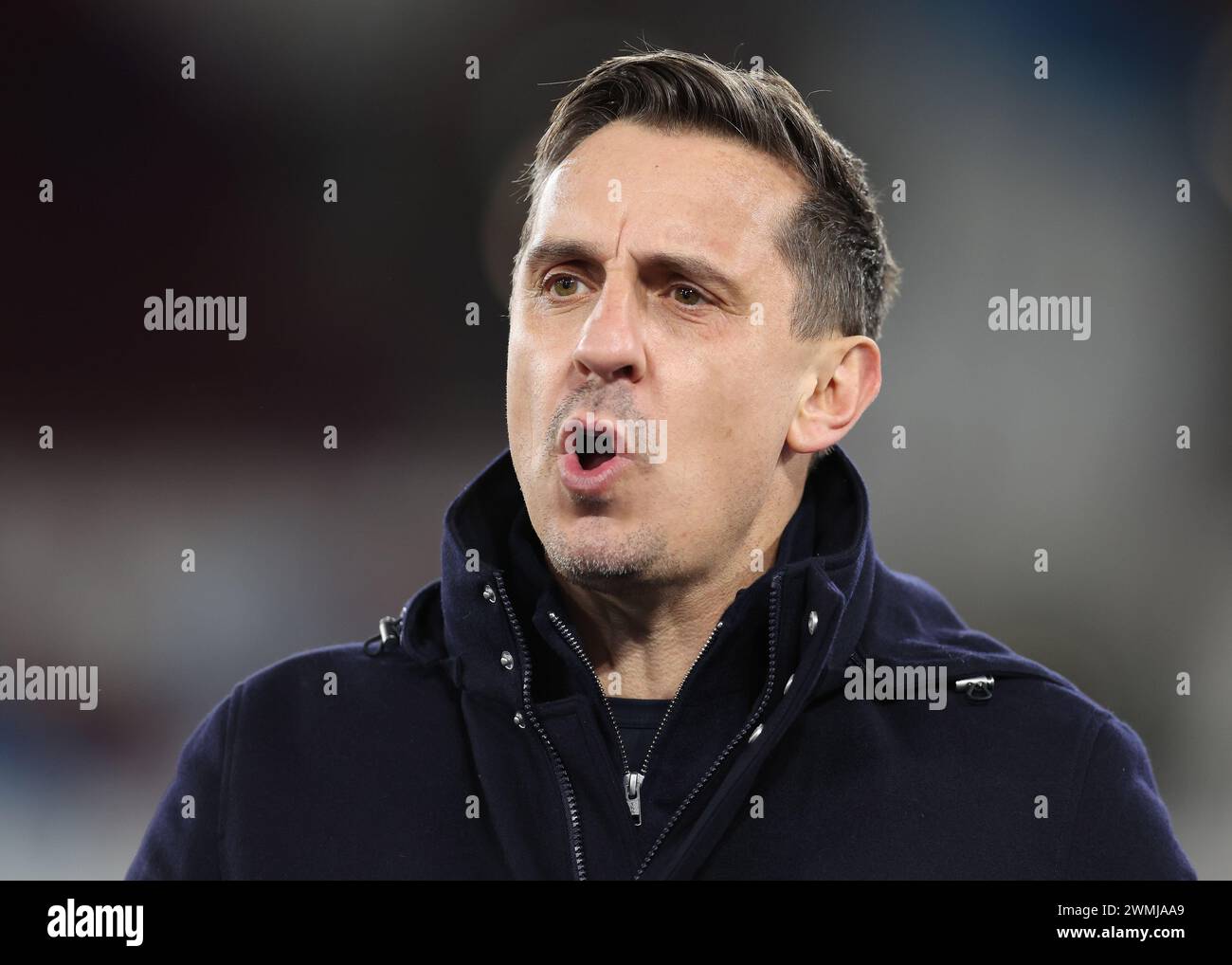 Action sport football gary neville hi-res stock photography and images ...