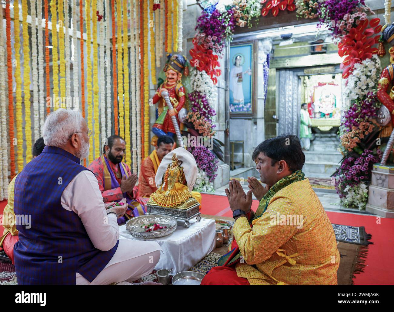 Dwarka, India. 25th Feb, 2024. Dwarka, Feb 25 (ANI): Prime Minister ...
