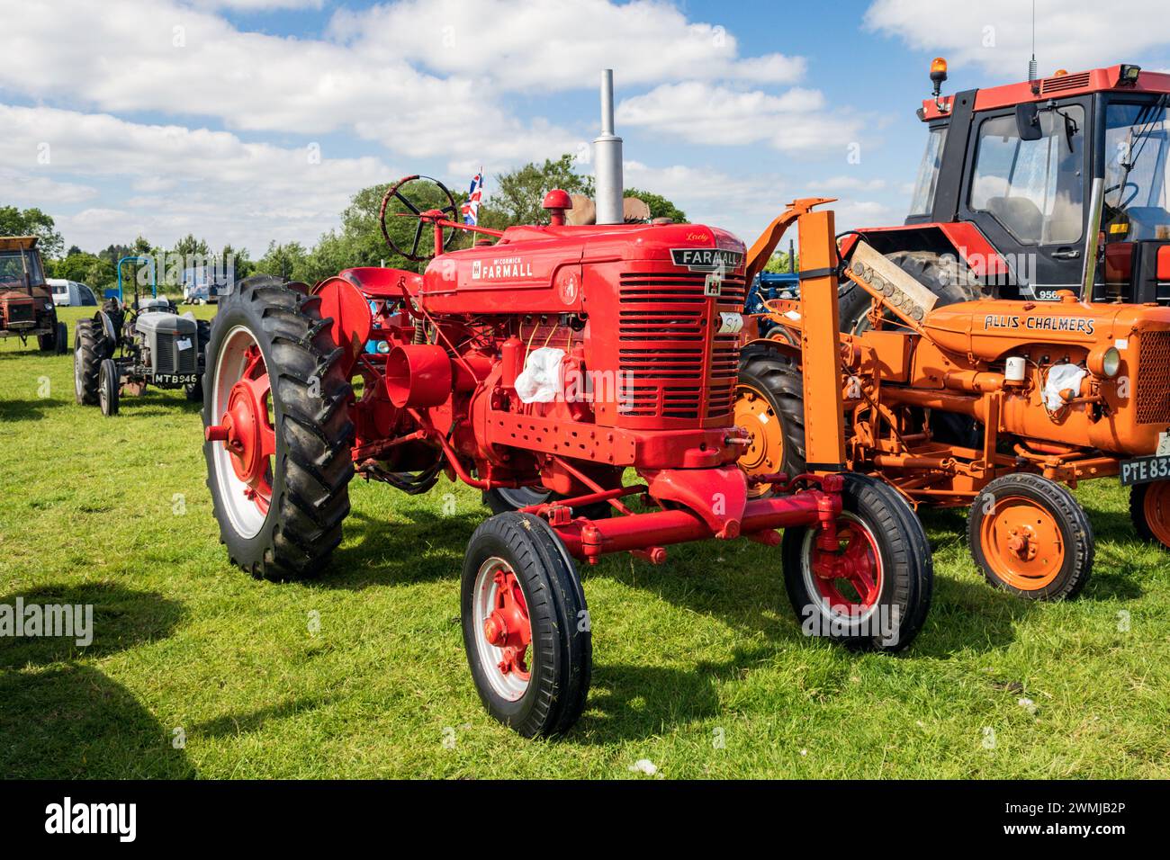 McCormick Farmall tractor. Heskin Steam Rally 2022 Stock Photo - Alamy