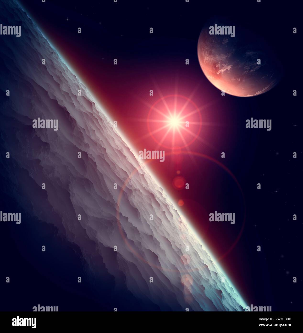 Planets and exoplanets of unexplored galaxies. Sci-Fi. New worlds to ...