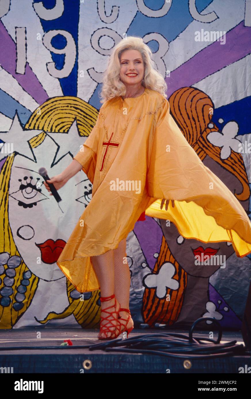 Debbie Harry performing at Wigstock 1993! at Tompkins Square Park in ...