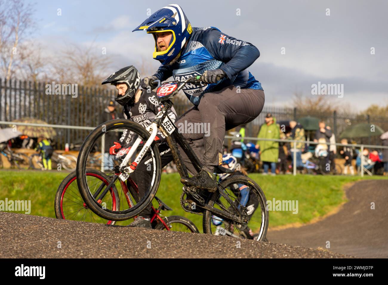 Bmx night racing hi-res stock photography and images - Alamy