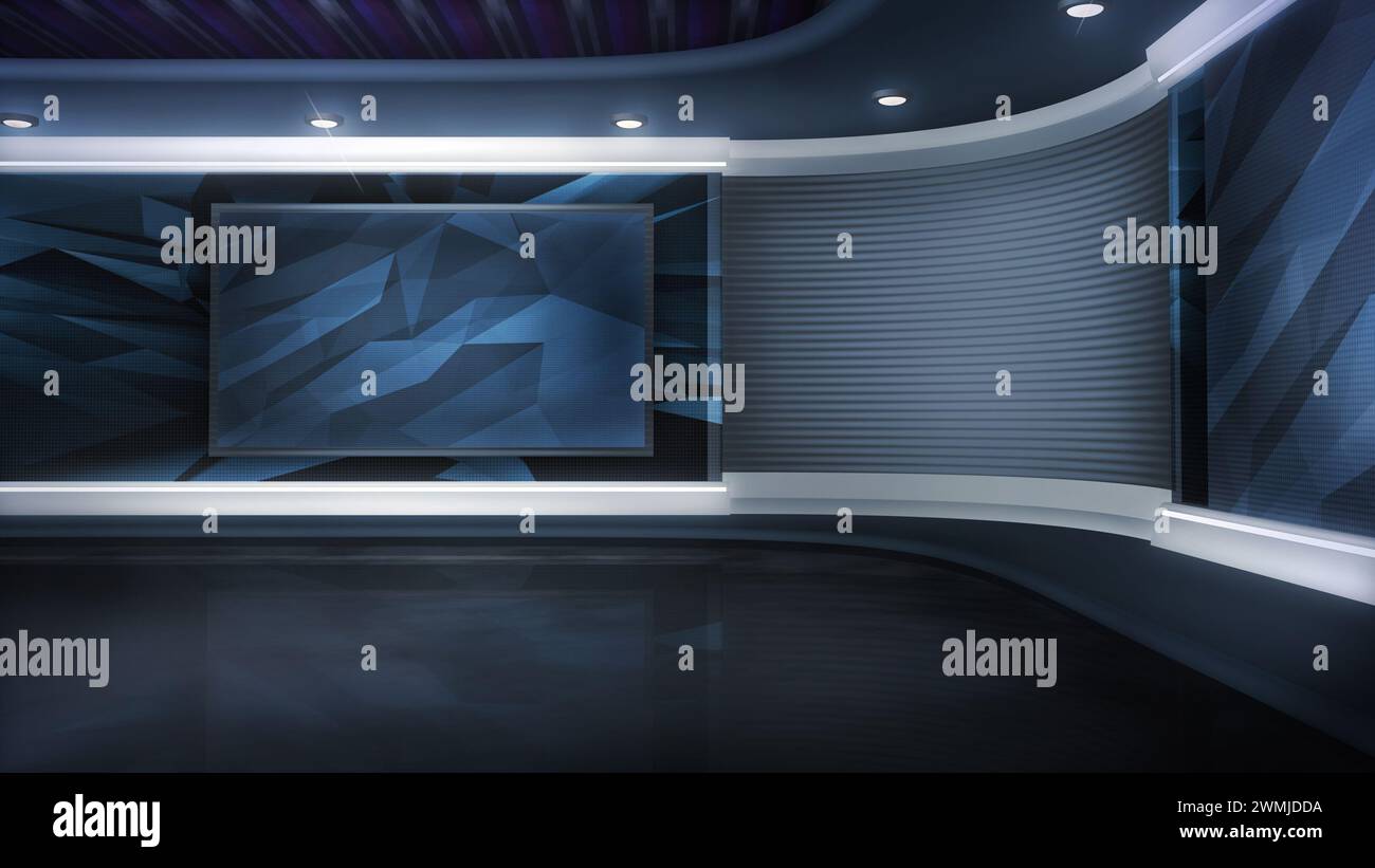 TV show, virtual studio background. Ideal also for online broadcast ...
