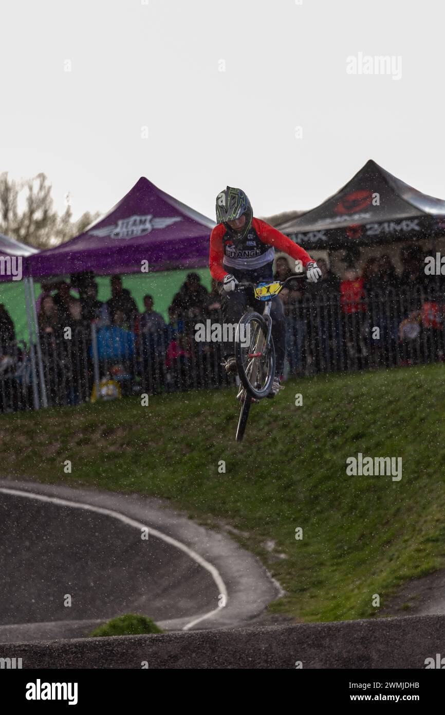 Bmx night racing hi-res stock photography and images - Alamy