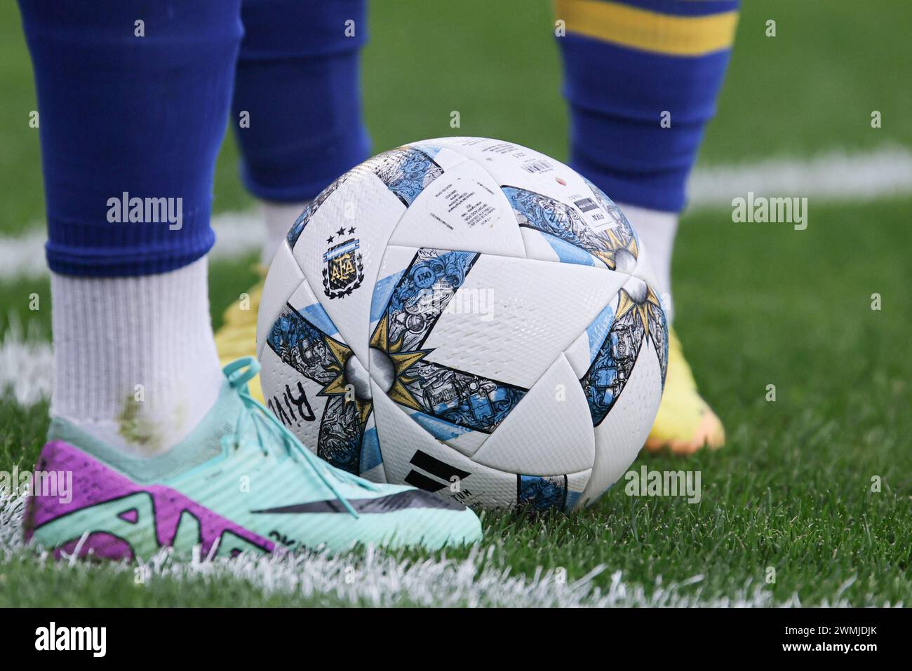 Soccer classic River Plate Boca Juniors Stock Photo - Alamy