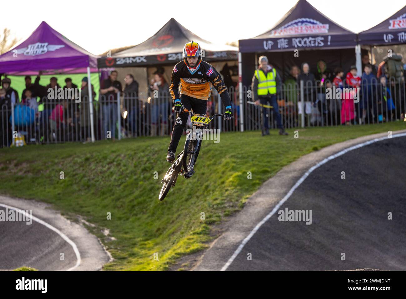 Bmx night racing hi-res stock photography and images - Alamy