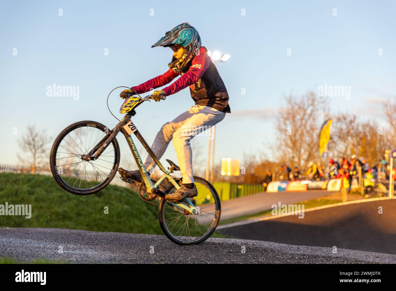 Bmx night racing hi-res stock photography and images - Alamy