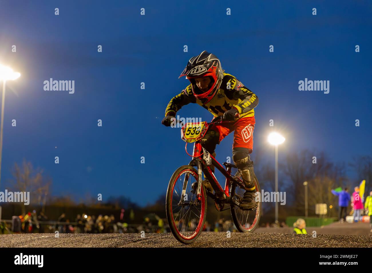 Bmx night racing hi-res stock photography and images - Alamy