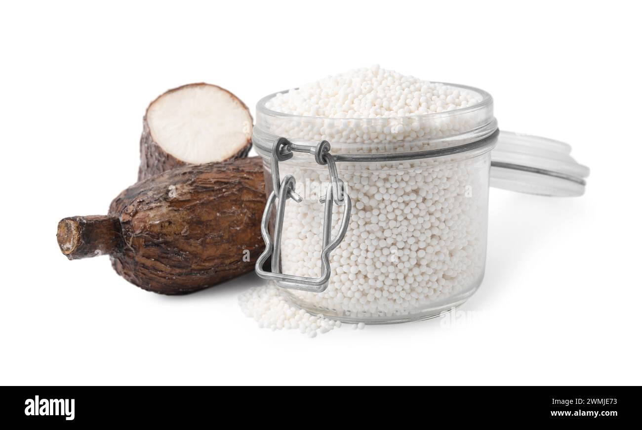 Tapioca roots hi-res stock photography and images - Alamy