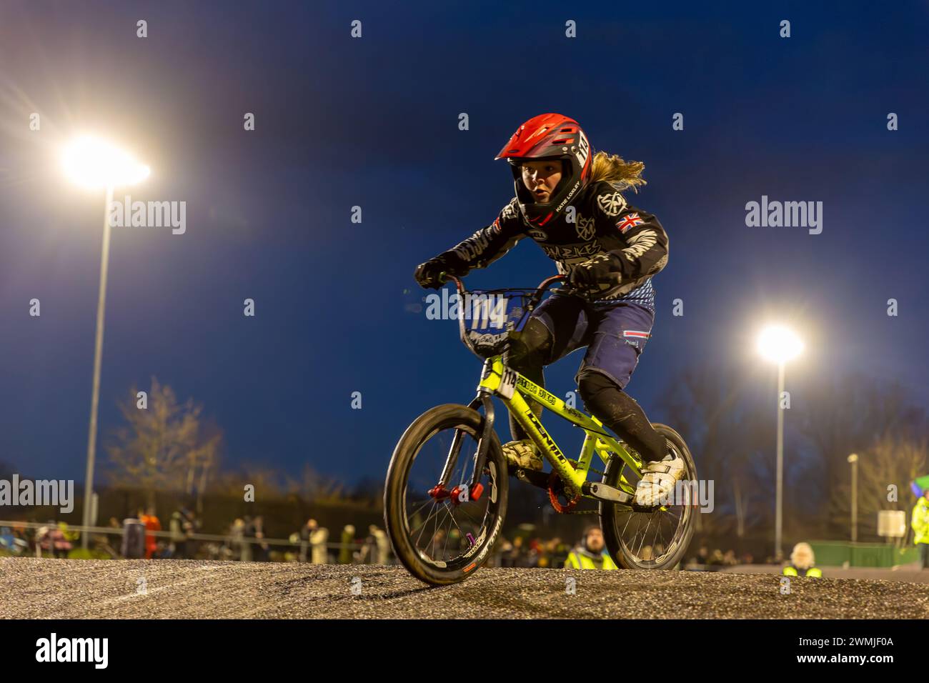 Bmx night racing hi-res stock photography and images - Alamy