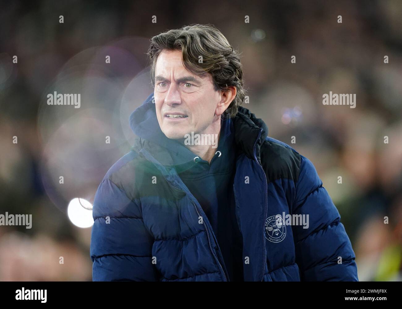 Brentford manager Thomas Frank before the Premier League match at the ...