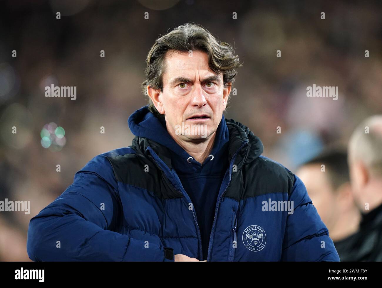 Brentford manager Thomas Frank before the Premier League match at the ...