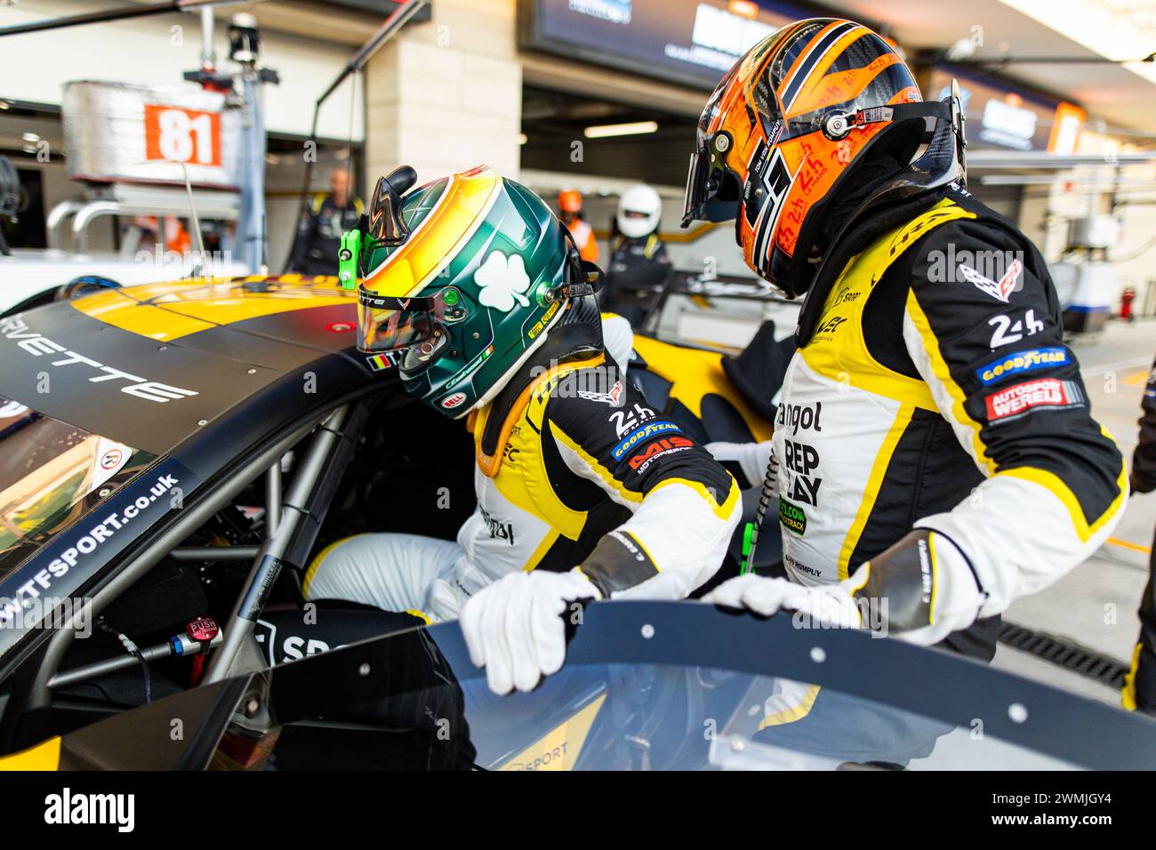 EASTWOOD Charlie (irl), TF Sport, Corvette Z06 GT3.R, VAN ROMPUY Tom ...