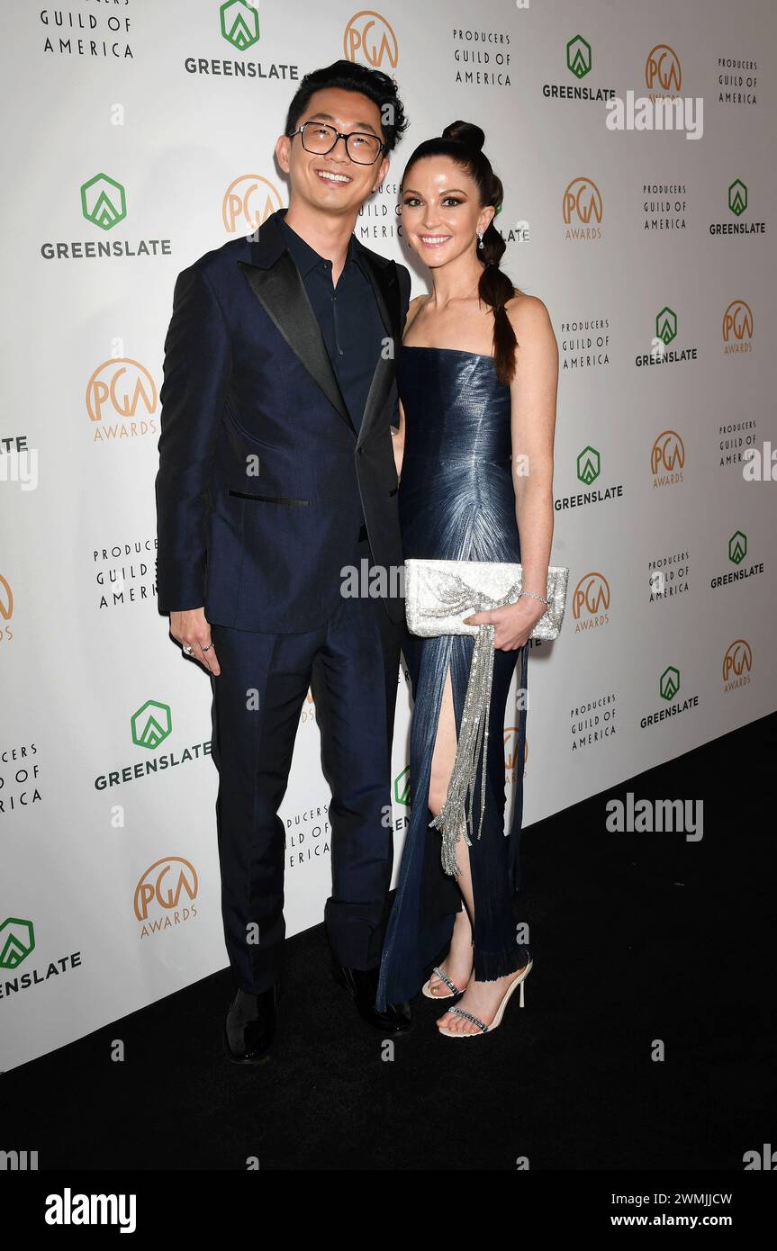 Hollywood, California, USA. 25th Feb, 2024. (L-R) Lee Sung Jin and ...