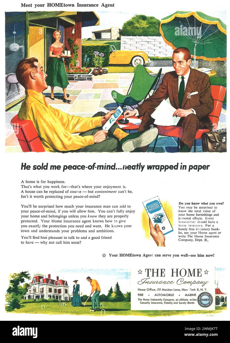 American home 1950s Cut Out Stock Images & Pictures - Alamy