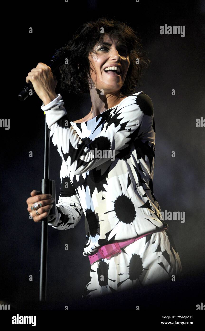 Milan Italy 20/07/2012: Giorgia,Italian singer, live concert at the ...