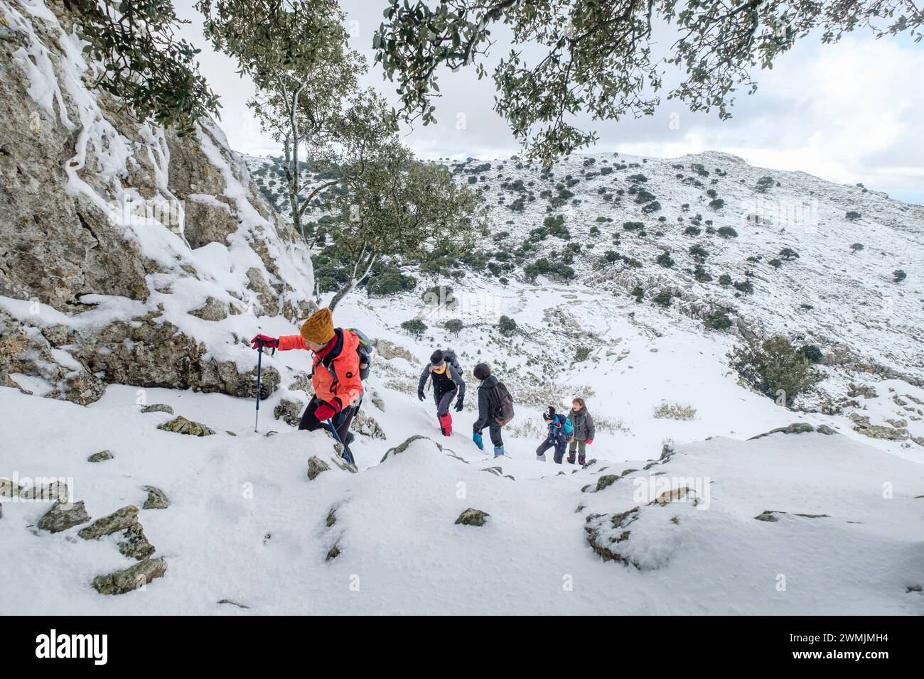 Puig des Coll des Jou, 1052 meters, Orient valley, Mallorca, Balearic ...