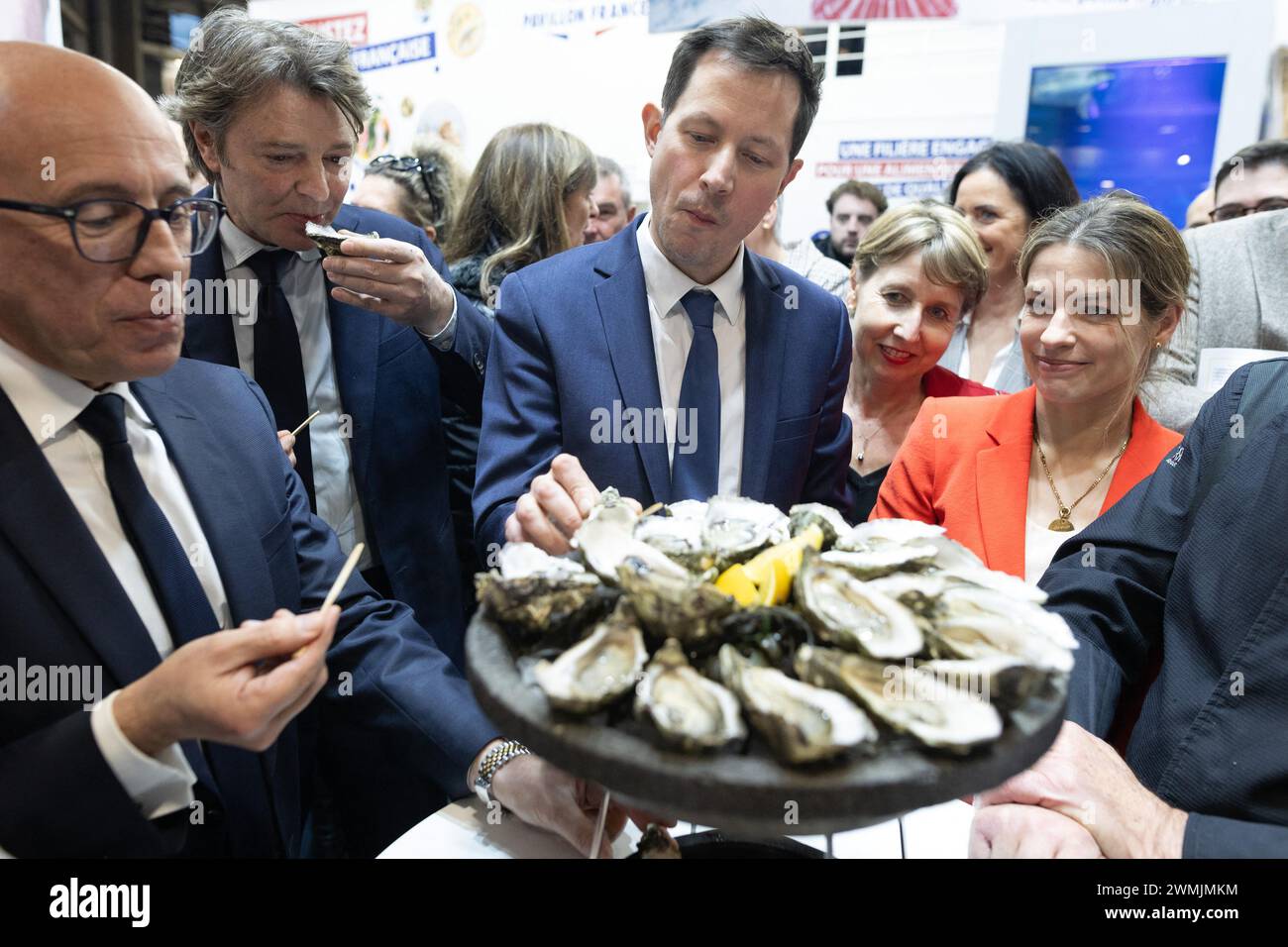 Mayor of Troyes and former AMF president Francois Baroin, Cereal grower ...