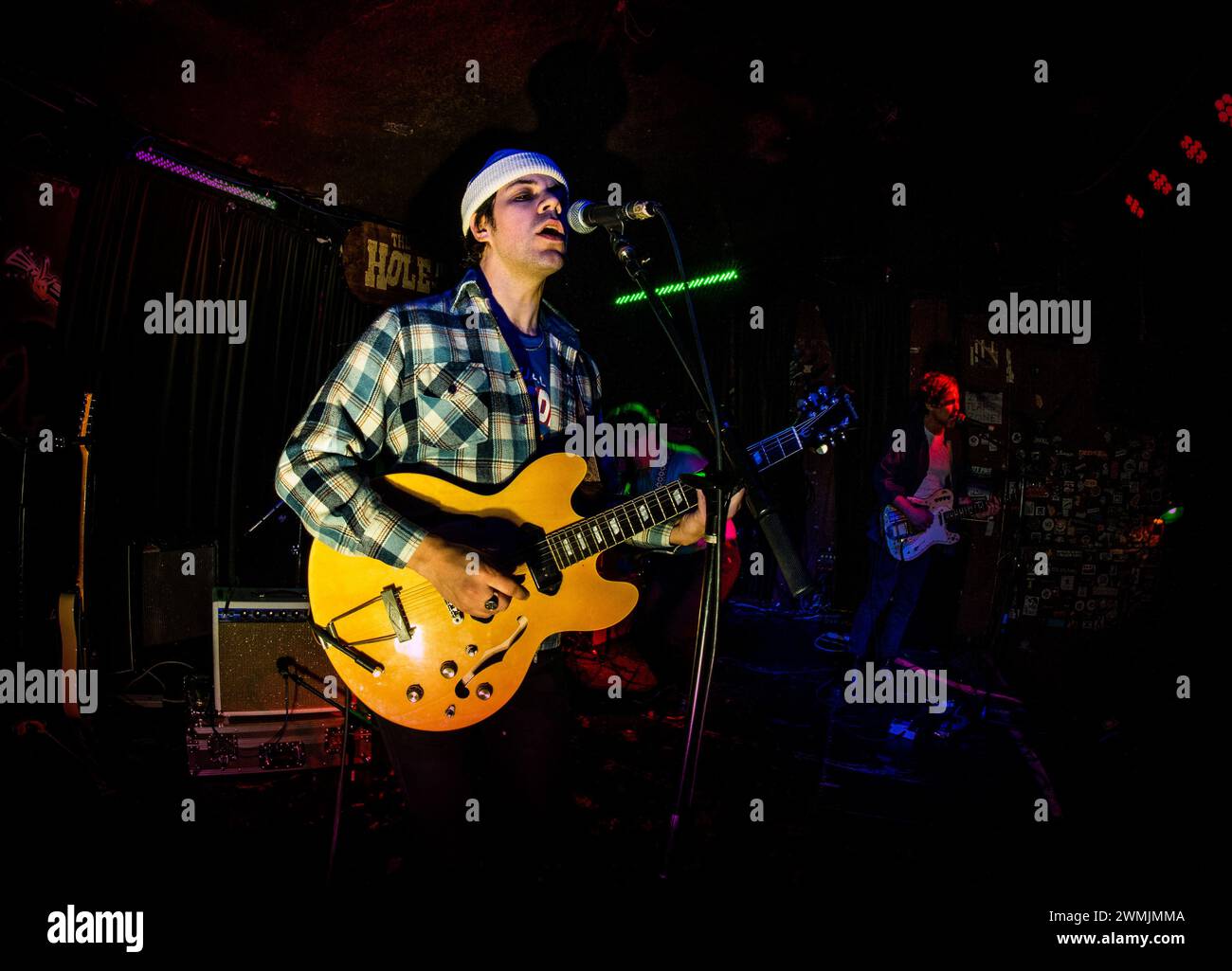 The band DIE SPITZ performs at the FarOut Lounge, Austin, Texas Stock ...