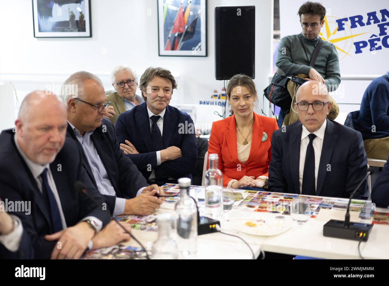 Mayor of Troyes and former AMF president Francois Baroin, Cereal grower ...