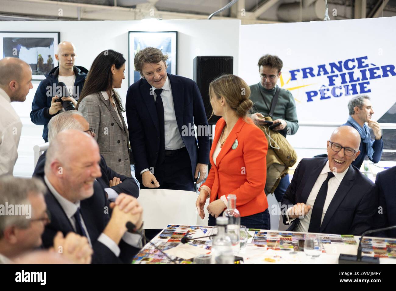 Mayor of Troyes and former AMF president Francois Baroin, Cereal grower ...