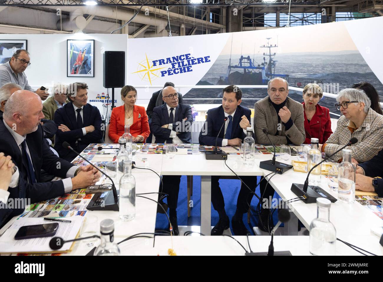 Mayor of Troyes and former AMF president Francois Baroin, Cereal grower ...