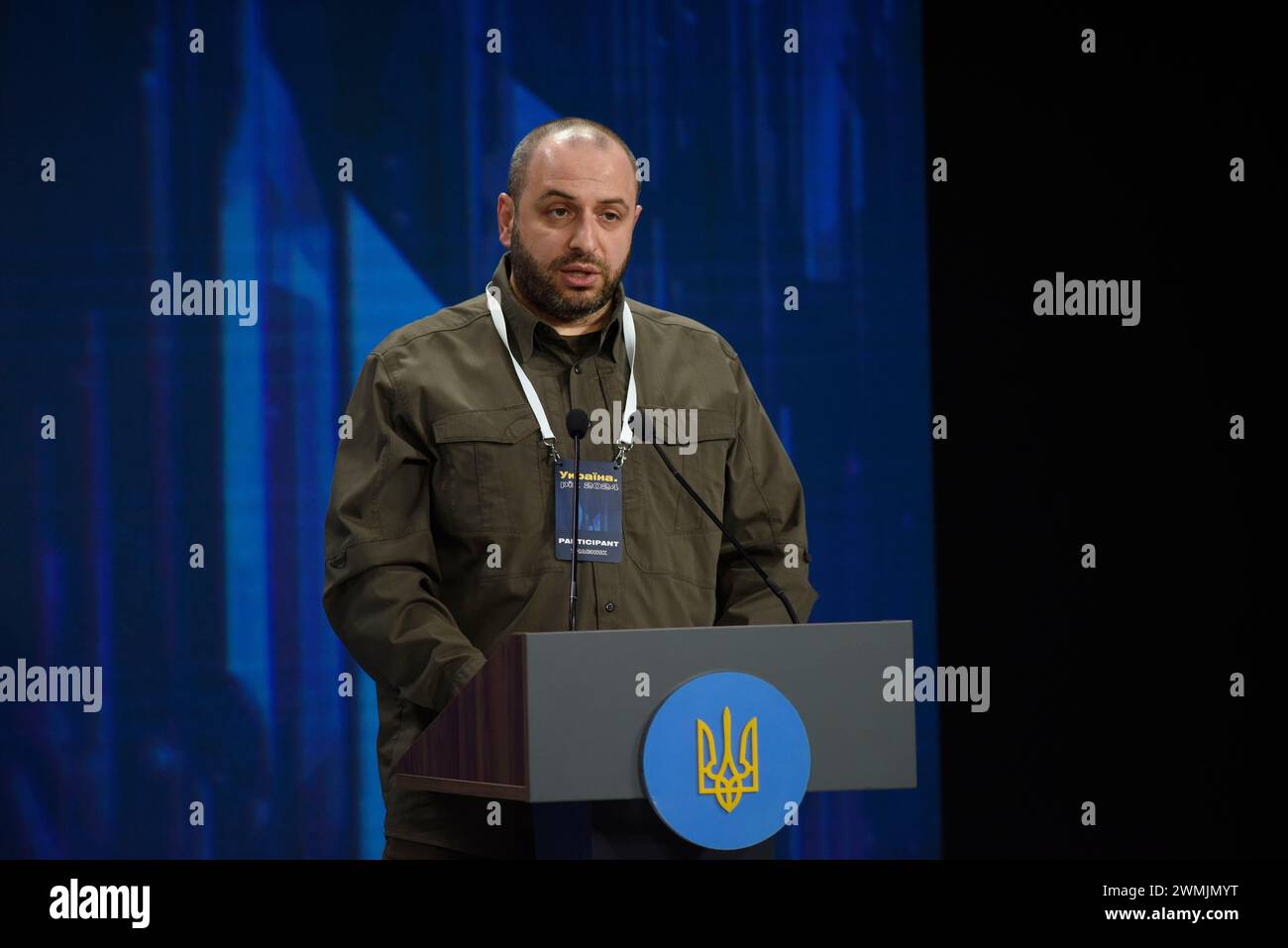 Non Exclusive: Minister of Defence of Ukraine Rustem Umerov speaks ...