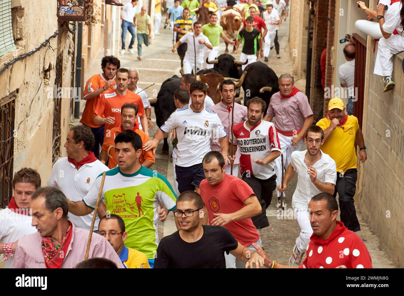 Annual running of the bulls hi-res stock photography and images - Alamy