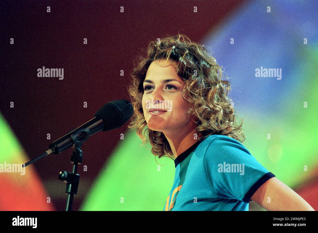 Milan Italy 1995-11-22: Irene Grandi, Italian singer, during the ...