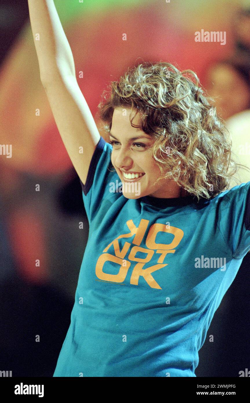 Milan Italy 1995-11-22: Irene Grandi, Italian singer, during the ...