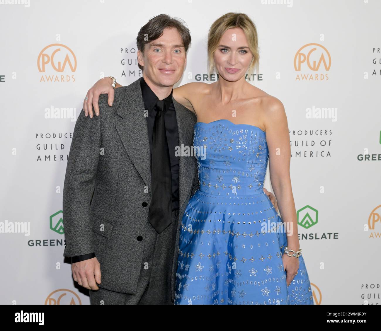 Hollywood, California, USA. 25th Feb, 2024. Cillian Murphy and Emily ...