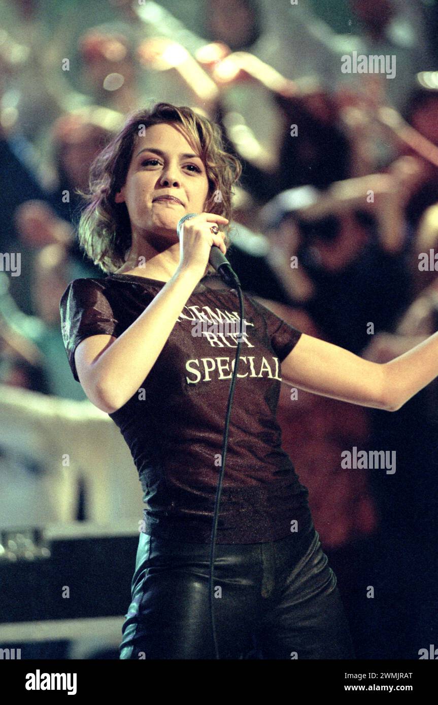 Milan Italy 1997-06-10: Irene Grandi, Italian singer, during the ...