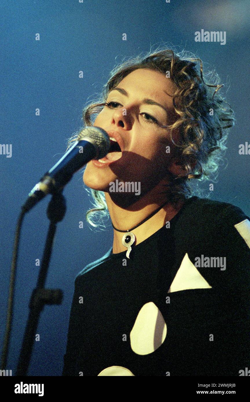 Milan Italy 03/02/1998: Irene Grandi, Italian singer, during the ...