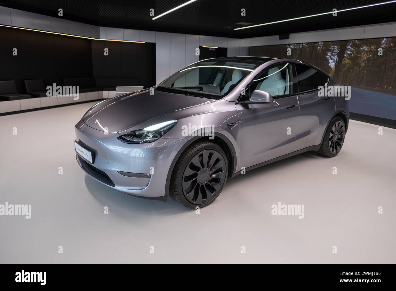 Tesla Model Y performance quicksilver battery electric mid-size ...