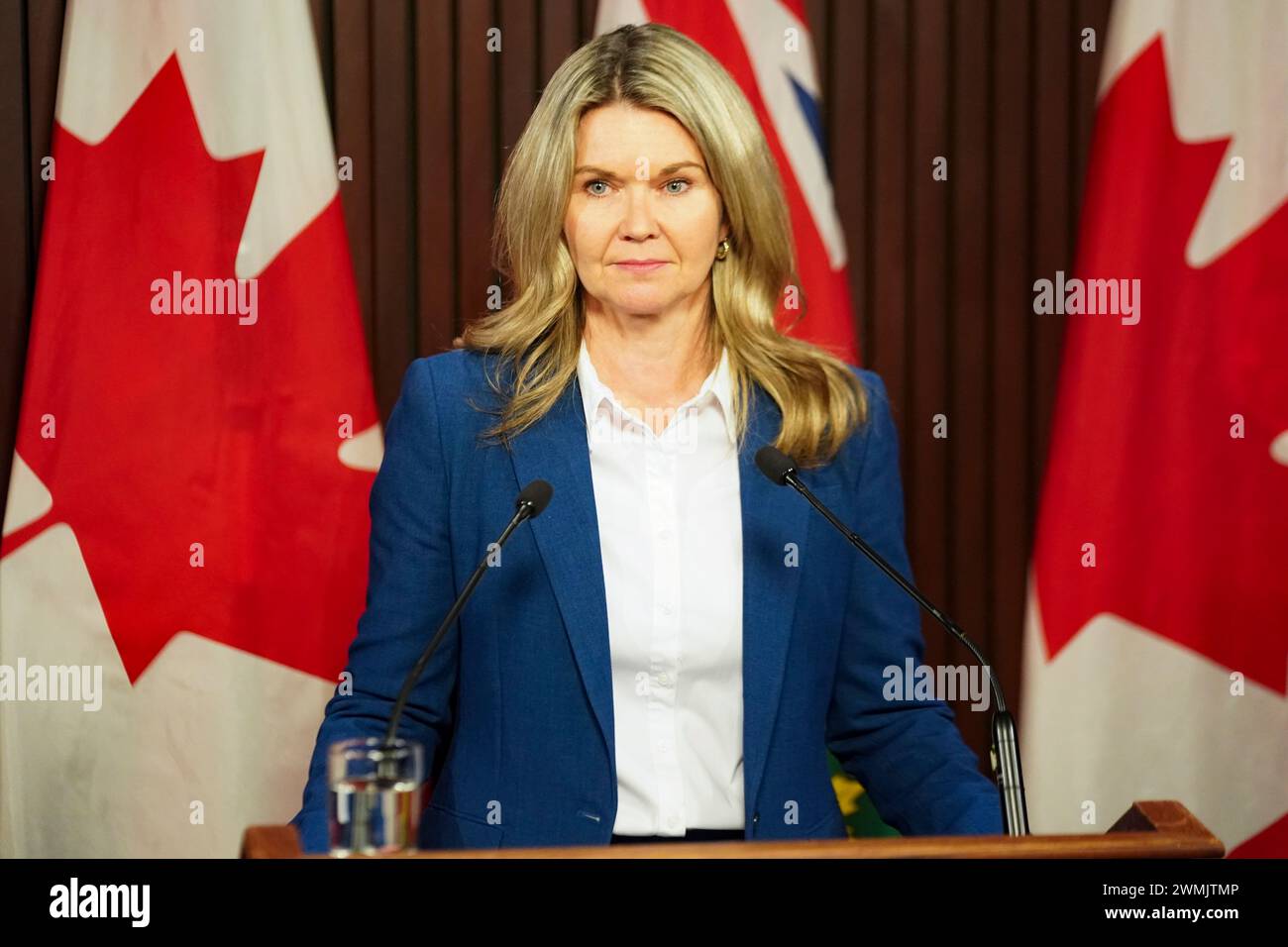 Toronto, Canada. 26th Feb, 2024. Jill Dunlop, Ontario Minister of ...