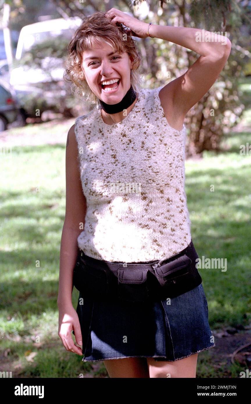Milan Italy 1999-10-27: Irene Grandi, Italian singer,during a photo ...
