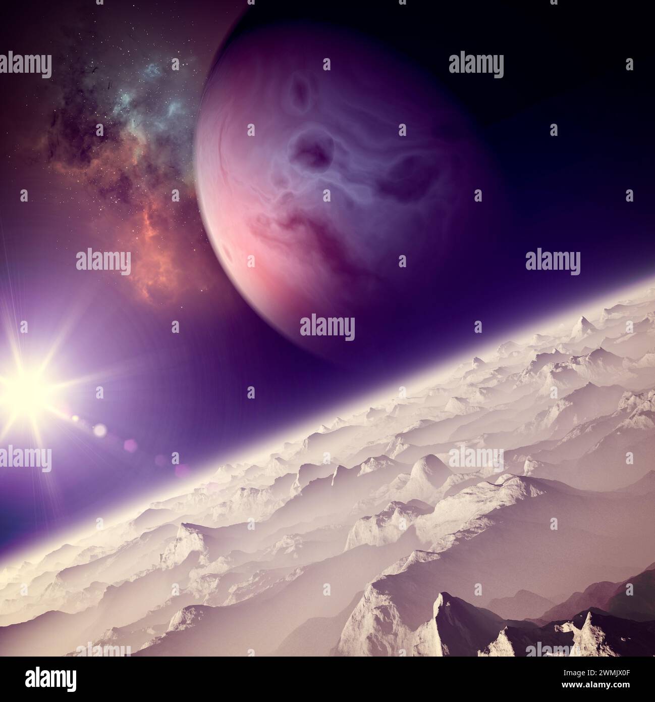 Planets and exoplanets of unexplored galaxies. Sci-Fi. New worlds to ...