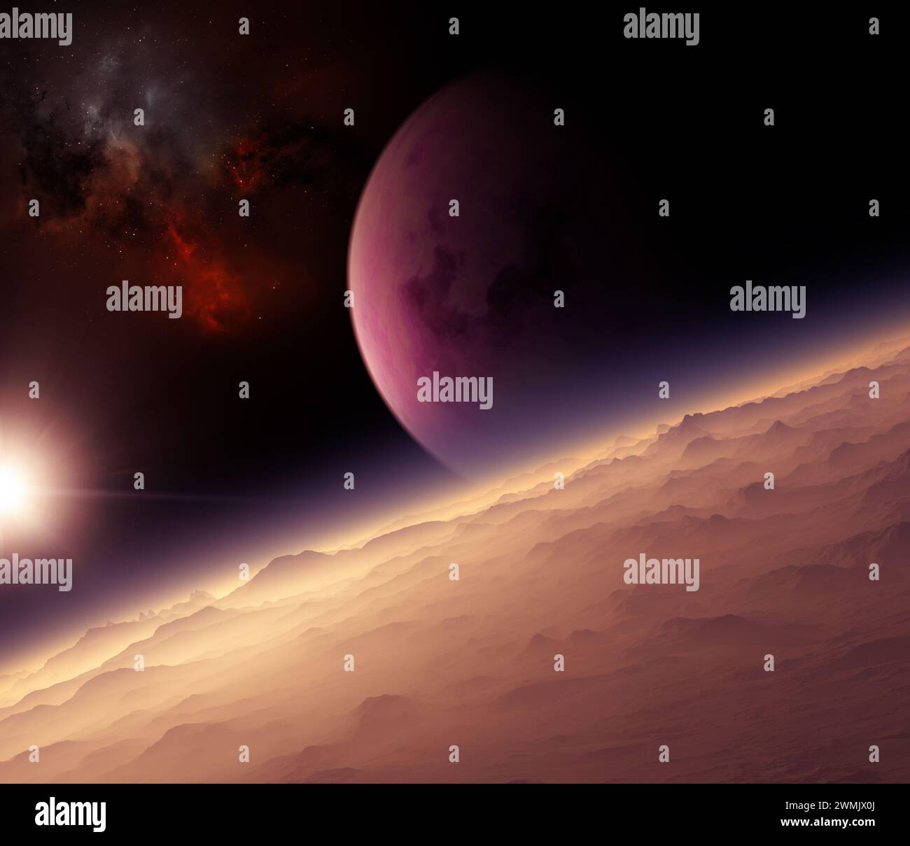 Planets and exoplanets of unexplored galaxies. Sci-Fi. New worlds to ...