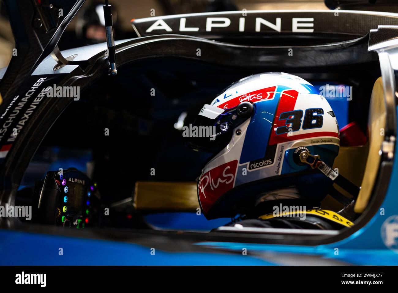 Lusail, Qatar. 26th Feb, 2024. LAPIERRE Nicolas (fra), Alpine Endurance ...