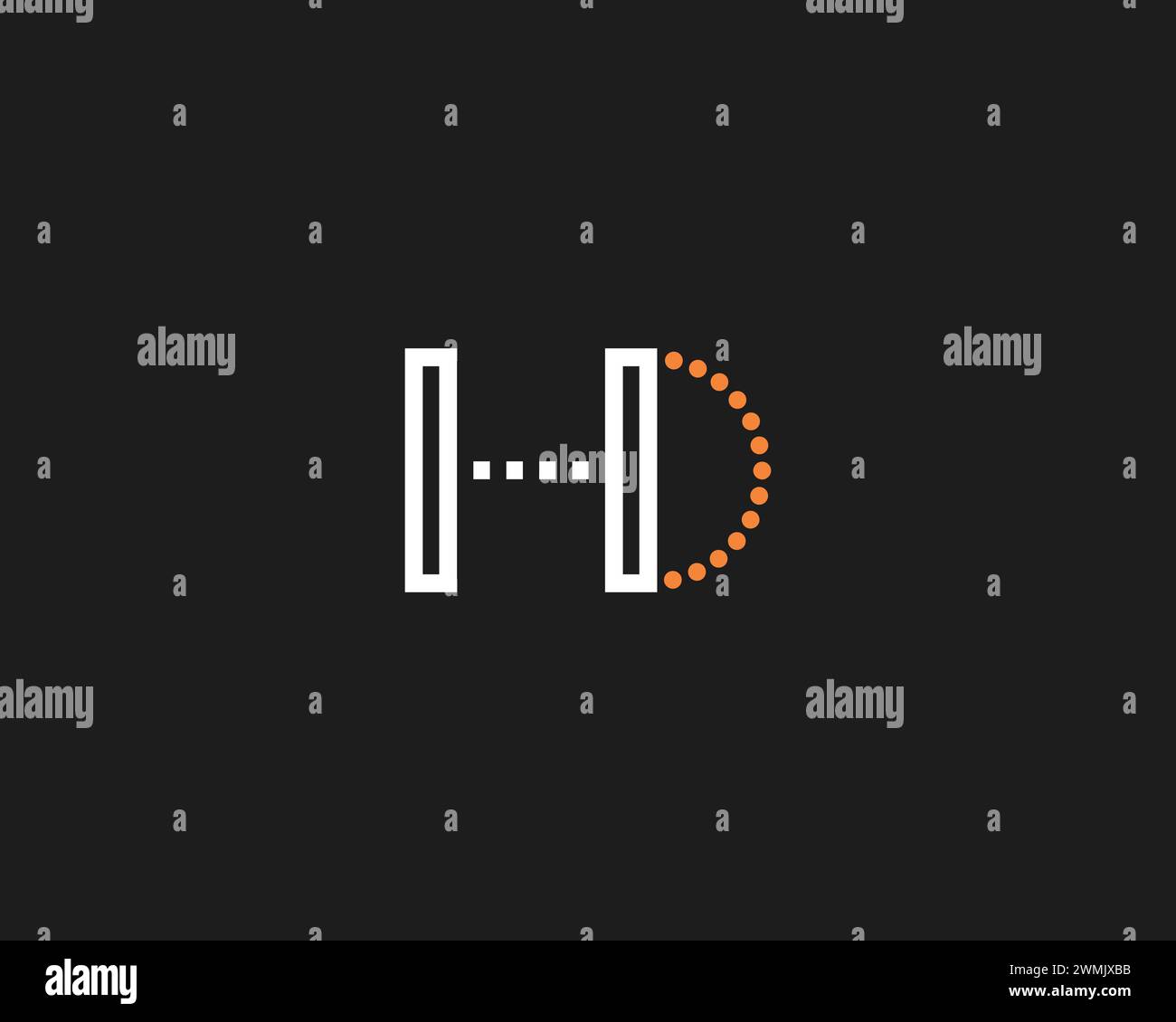 creative letter HD logo design vector template Stock Vector Image & Art ...