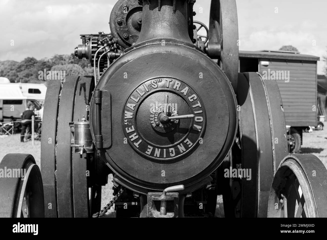 Traction engine 1907 Black and White Stock Photos & Images - Alamy