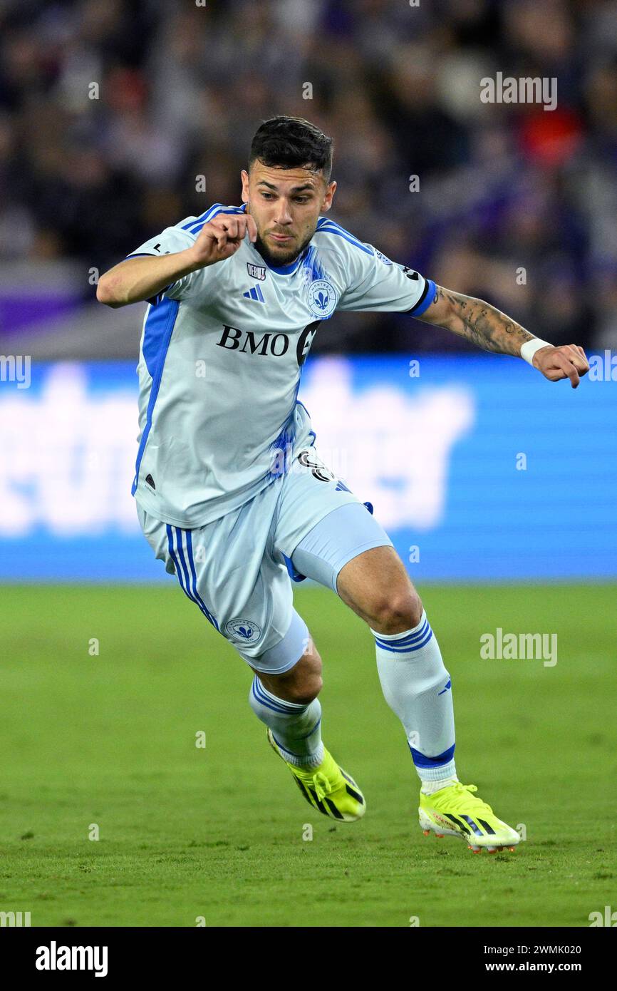 CF Montreal midfielder Dominik Yankov (8) during an MLS soccer match ...