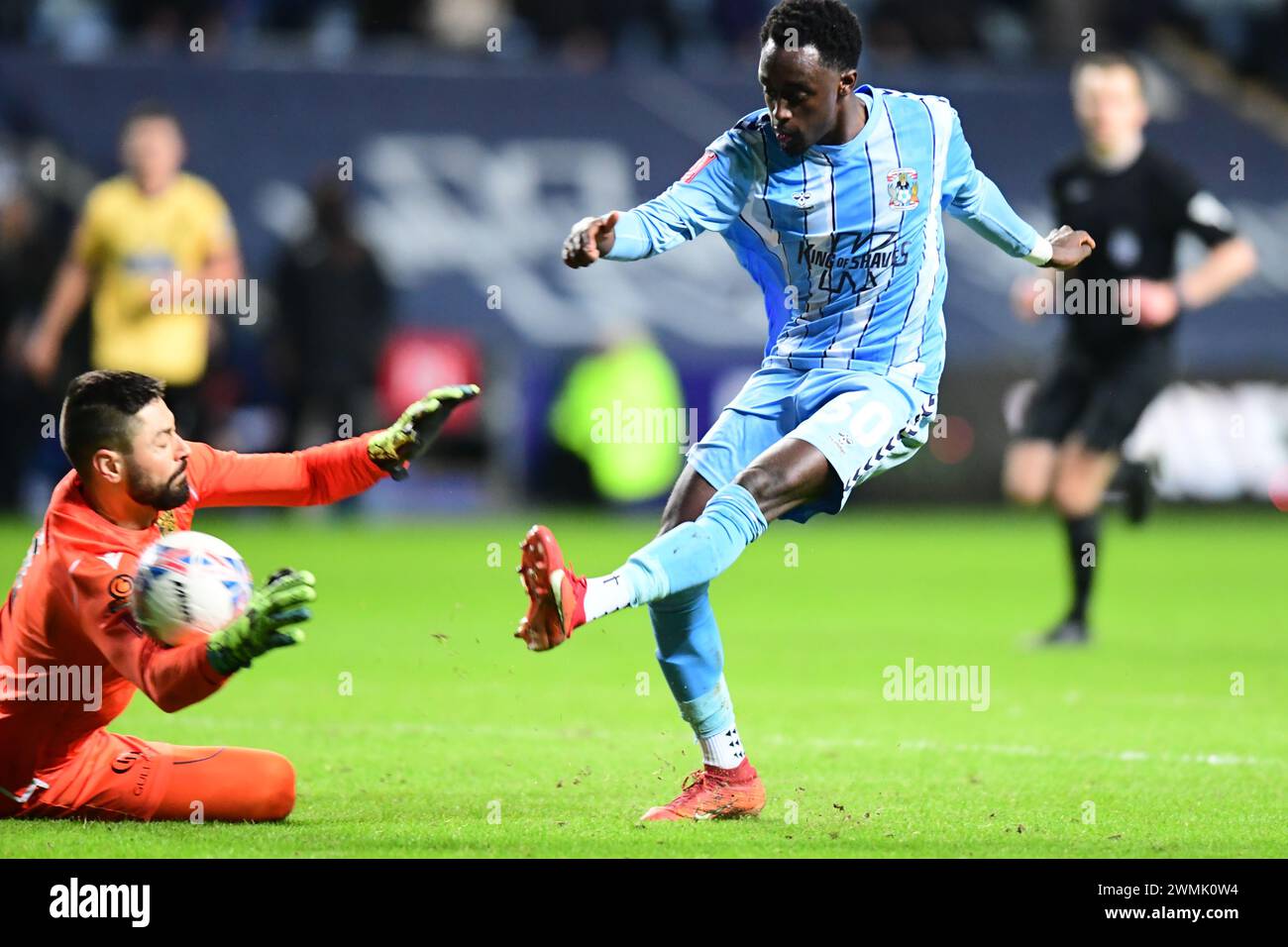 Coventry on Monday 26th February 2024. Fabio Tavares (30 Coventry ...