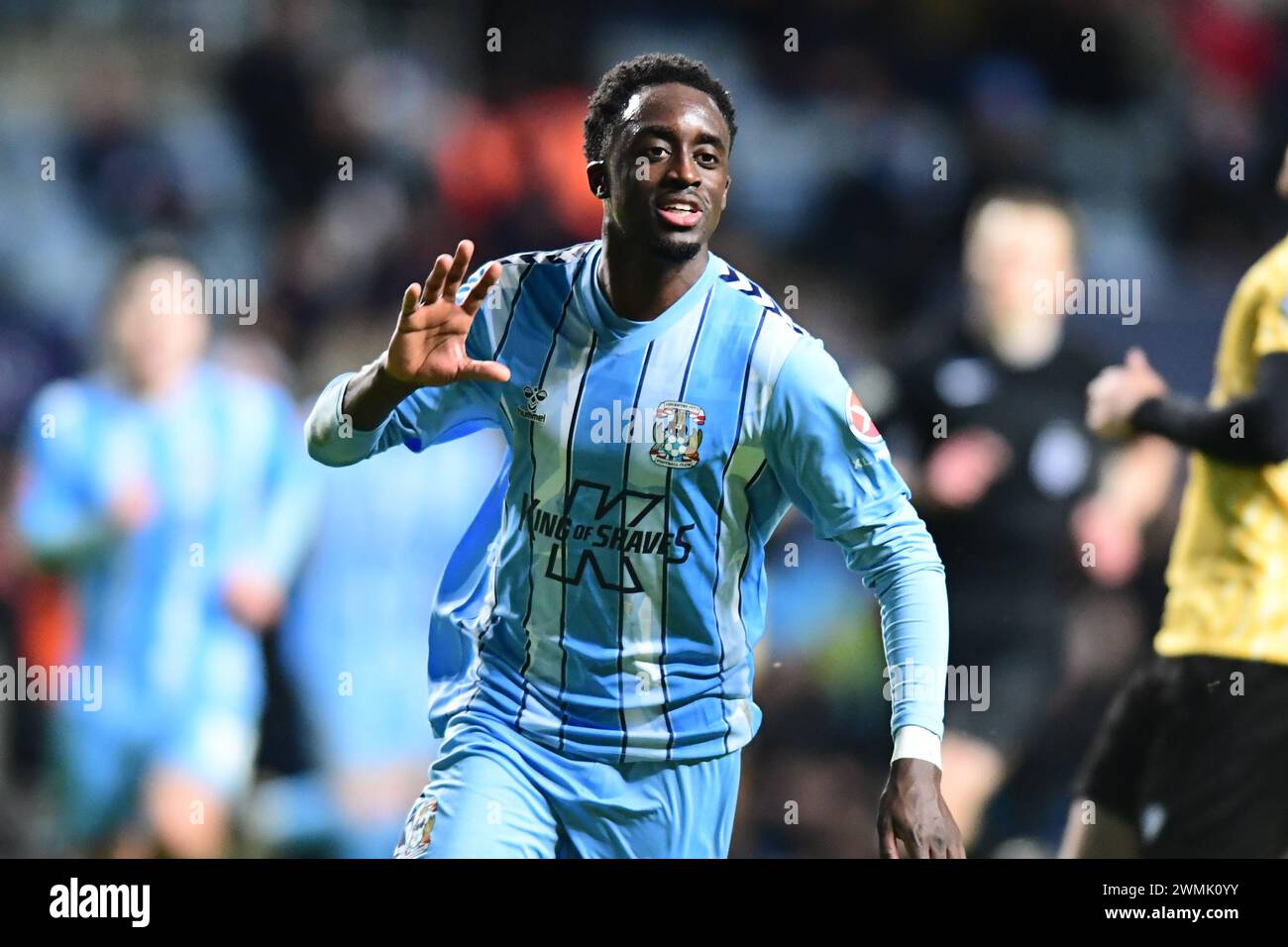 Coventry on Monday 26th February 2024. Fabio Tavares (30 Coventry City ...
